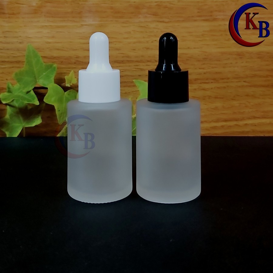 Jual BOTOL PIPET 30 ML SERUM TETES SMOOTH / BOTOL KACA FROSTED BAHU ...