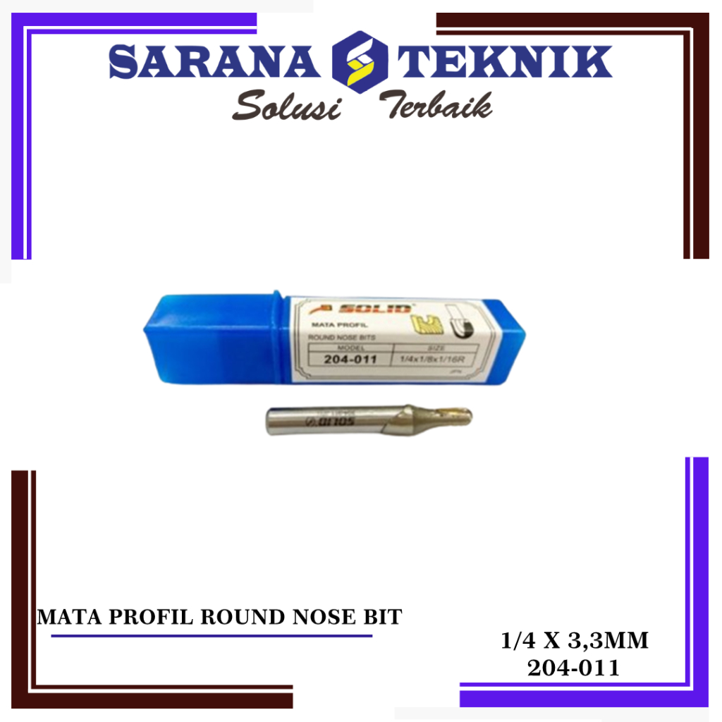Jual MATA ROUTER / PROFIL ROUND NOSE BIT 3 MM SOLID 204-011 | Shopee ...