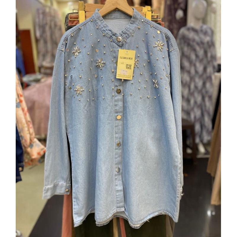 Jual Denata Jeans payet | Shopee Indonesia