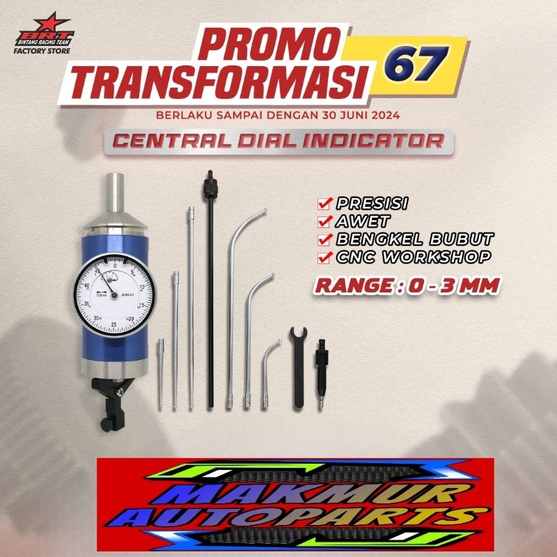 Jual iZZi ALAT UKUR CENTER DIAL INDICATOR BRT P5091 0-3MM - BINTANG RACING TEAM BRT | Shopee ...