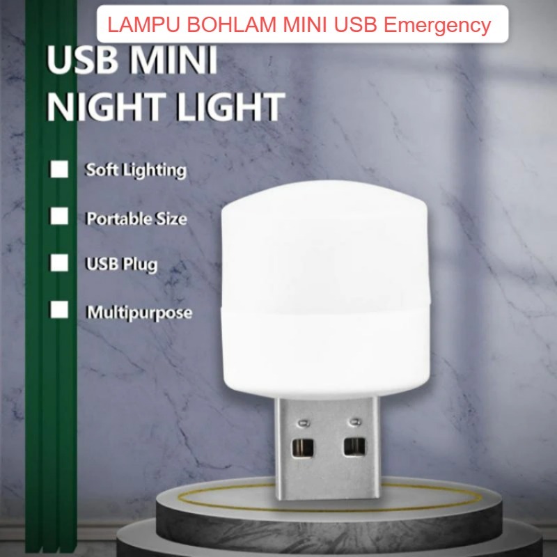 Jual Lampu BOHLAM LED Mini USB Portable / Lampu Penerangan Untuk Baca ...