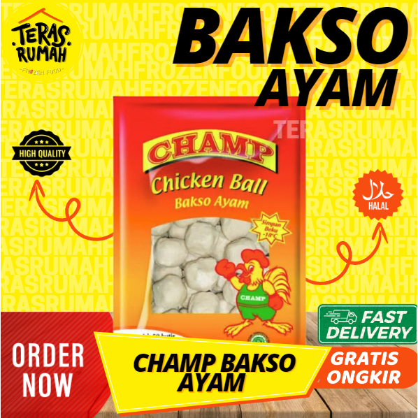 Jual CHAMP - BAKSO BULAT OLAHAN AYAM 500gr | Shopee Indonesia