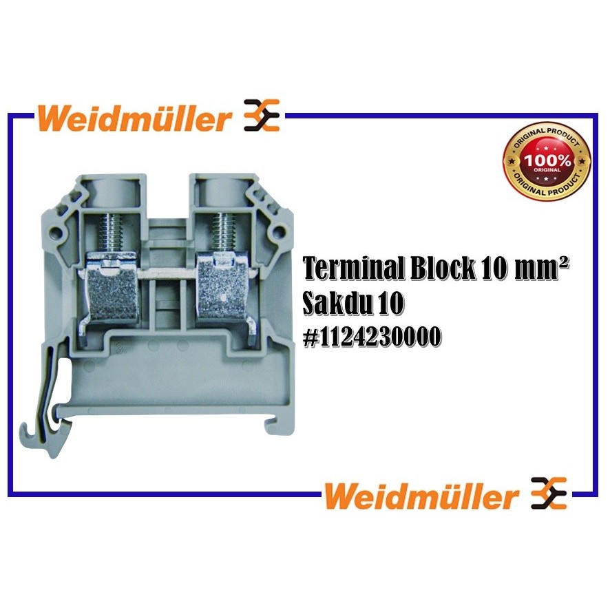 Jual Weidmuller Terminal Block 10mm² Tipe Sakdu | Shopee Indonesia