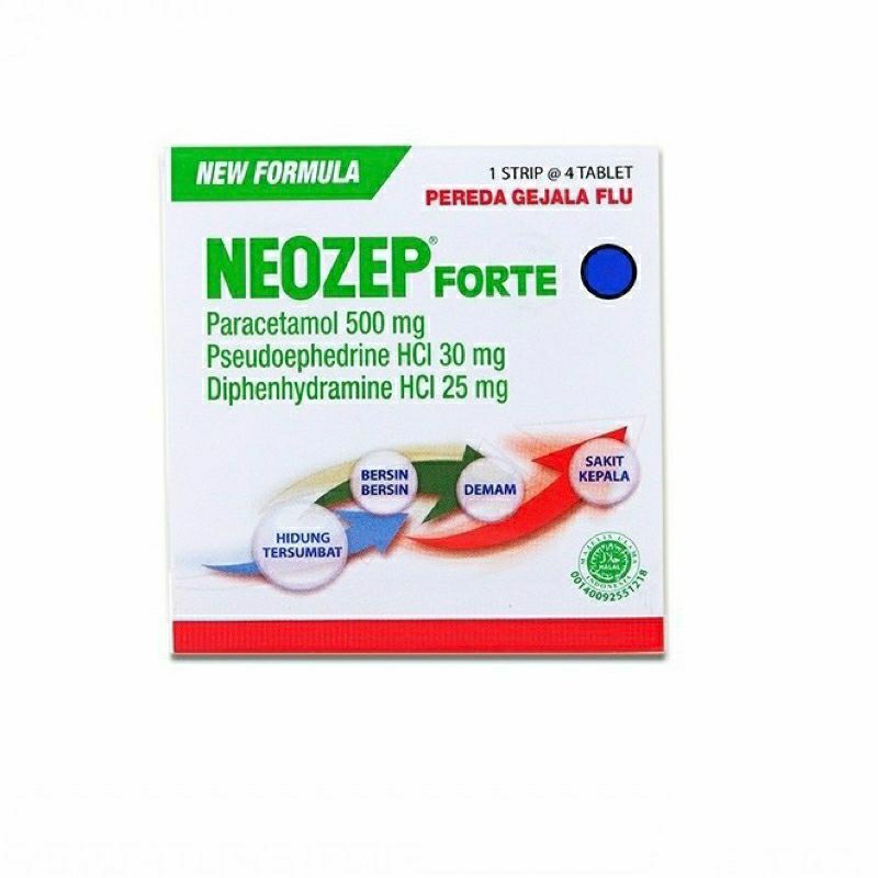Jual Neozep Forte 1 Strip Isi 4 Tablet | Shopee Indonesia