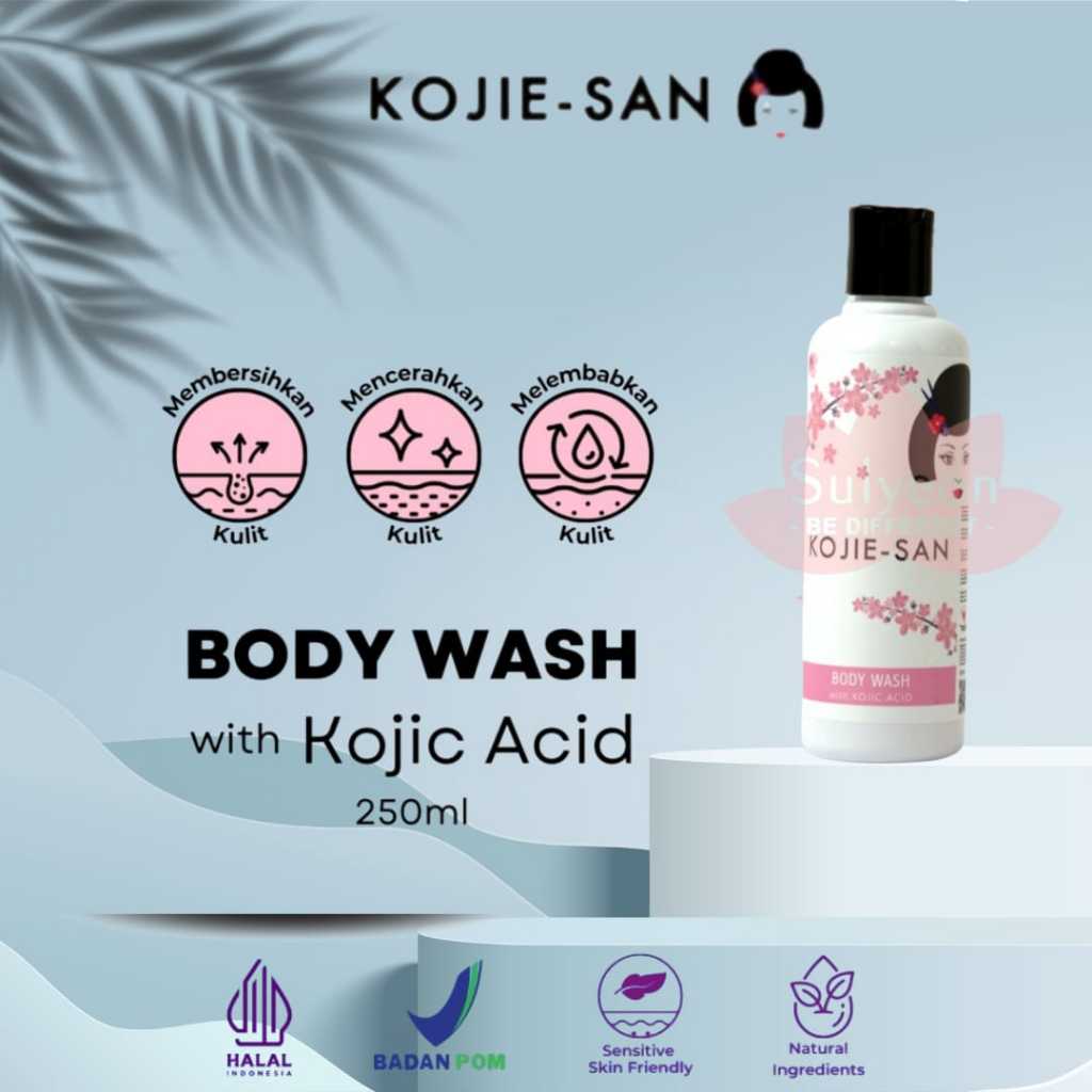 Jual [BPOM ]Kojie-San - Body Wash Kojic Acid/Sabun Mandi Botol Cair ...