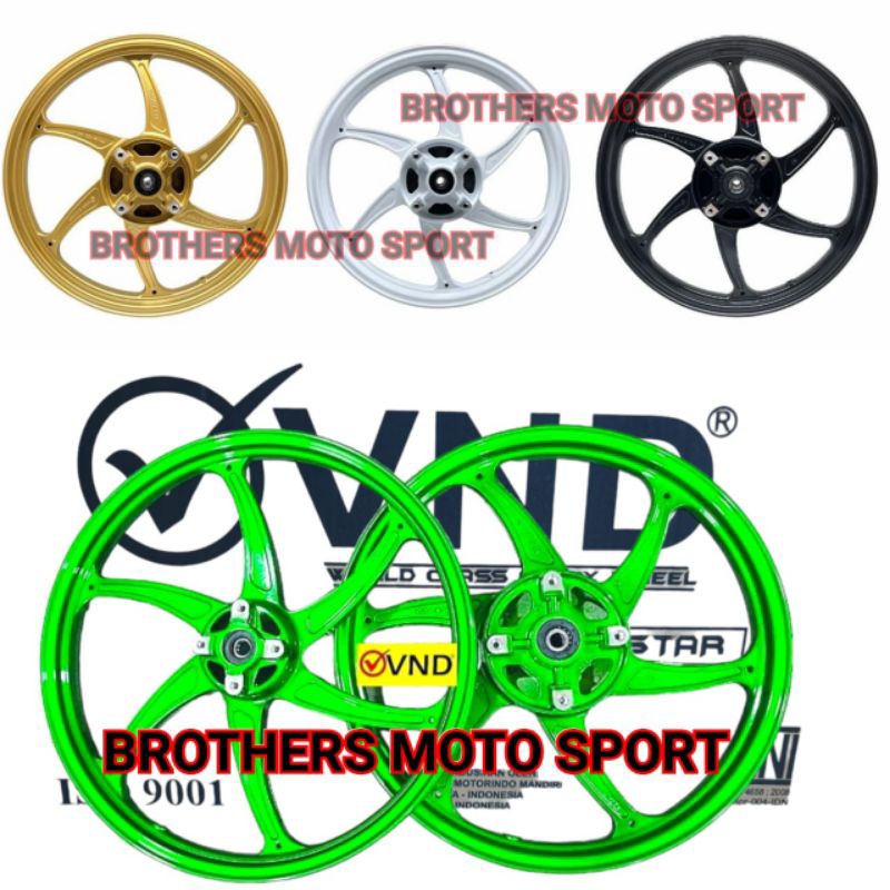 Jual velg vnd six star ninja r velg racing vnd ninja ss pelek vnd six ...