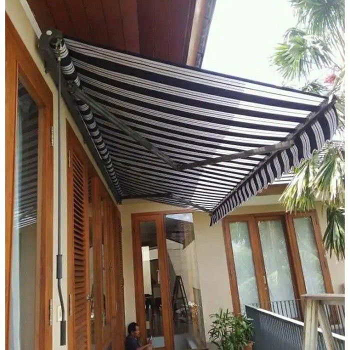 Jual Canopy Awning Gulung Otomatis manus / Kanopi Kain / Kanopi Lipat ...