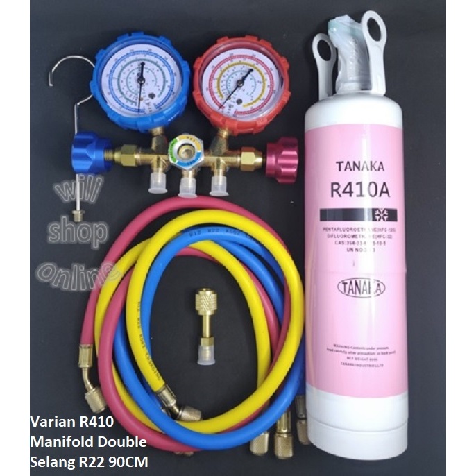 Jual PAKET ALAT PENGISIAN GAS PENDINGIN ISI PREON AC RUMAH R410 MURAH ...