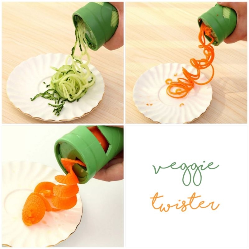 Jual RB Veggie Twister Spiral Vegetable Slicer Fruit Spiralizer Alat ...