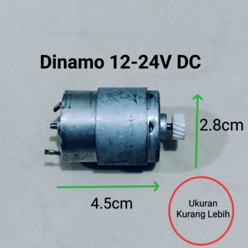 Jual Dinamo Generator Copotan Printer Bor 12V-24V type A | Shopee Indonesia