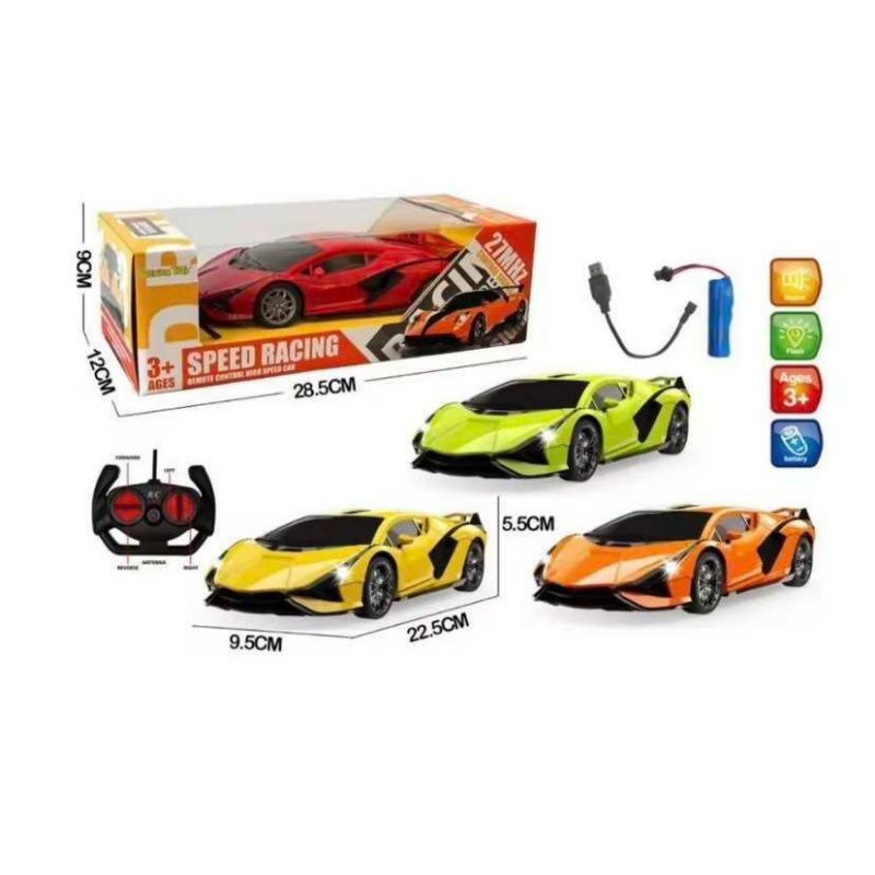 Jual mainan anak SPEED RACING TIPE B 1:18 RC HIGH SPEED car remote ...