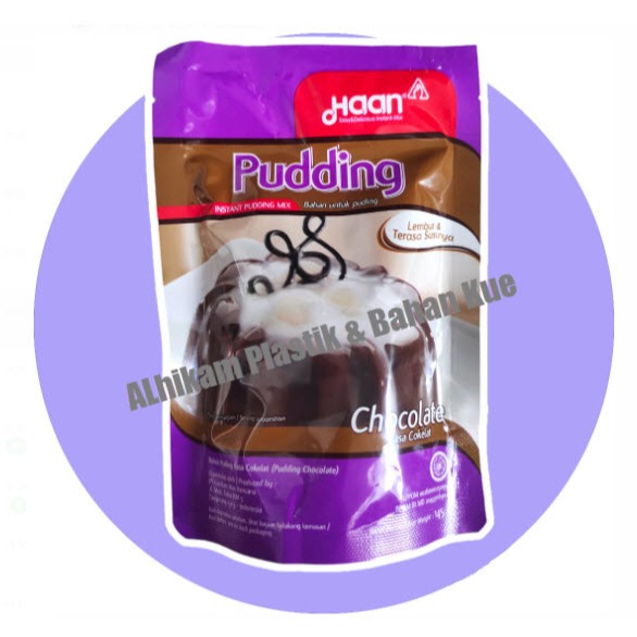 Jual HAAN PUDING CHOCOLATE Premix Instant 145gr - PUDING HAAN COKLAT ...