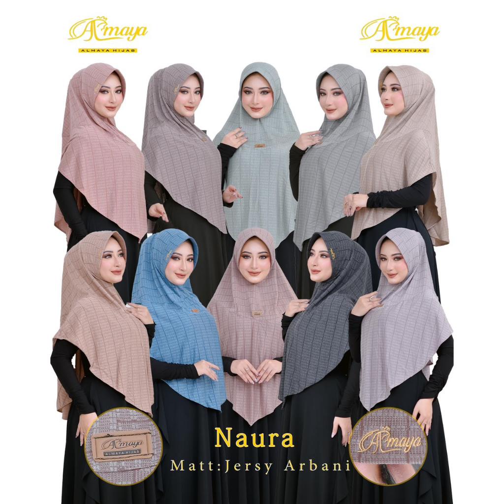 Jual Jilbab Intan Motip Rabbani Naura Jersey arbani ORIGINAL Almaya ...