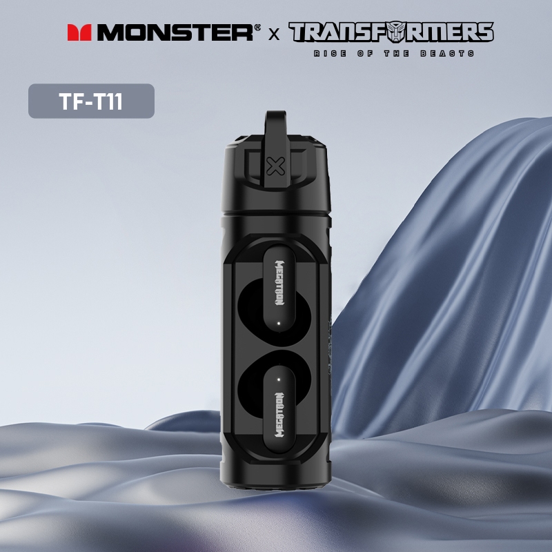 Jual Monster x Transformers TF-T11 Earphone Bluetooth Low Latency Touch Control Gaming Headset ...