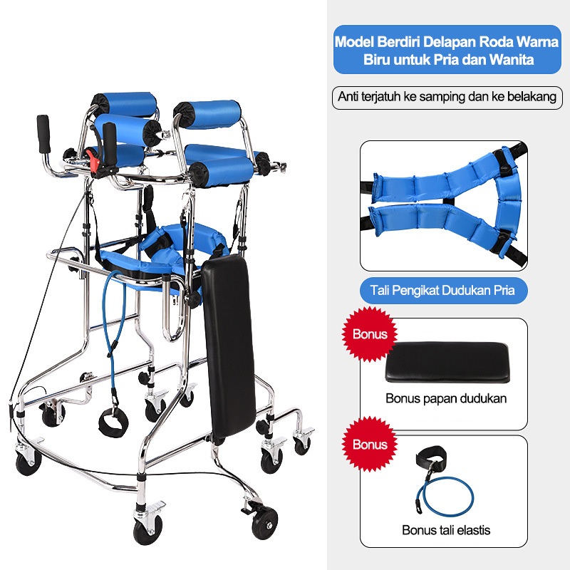 Jual Rollator walker Dewasa walker yang Dapat Disesuaikan Lansia Beroda ...