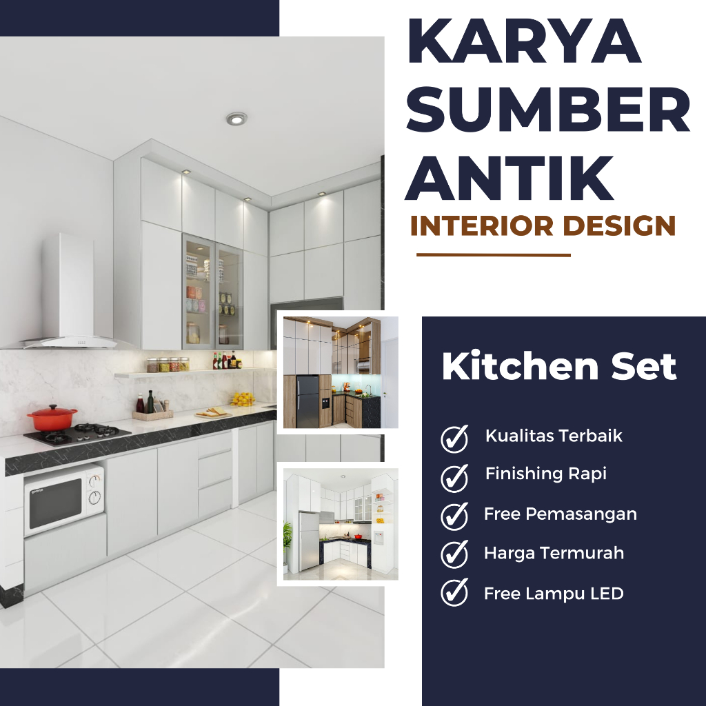 Jual KITCHEN SET CUSTOM - TANGERANG SELATAN | Shopee Indonesia