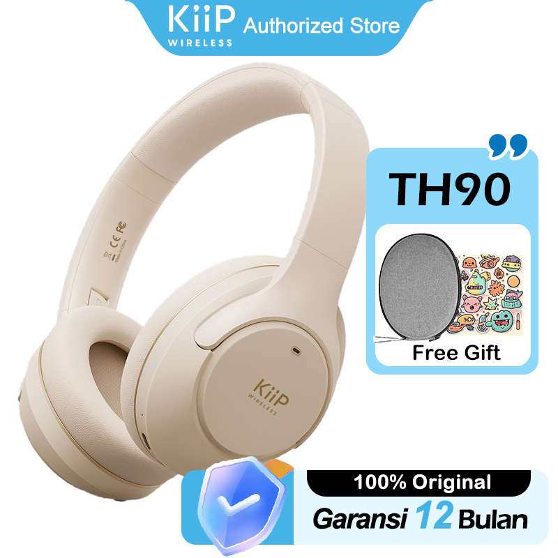 Jual KiiP Wireless TH90 ANC Wireless Over-Ear Headphone Spatial Audio | Shopee Indonesia