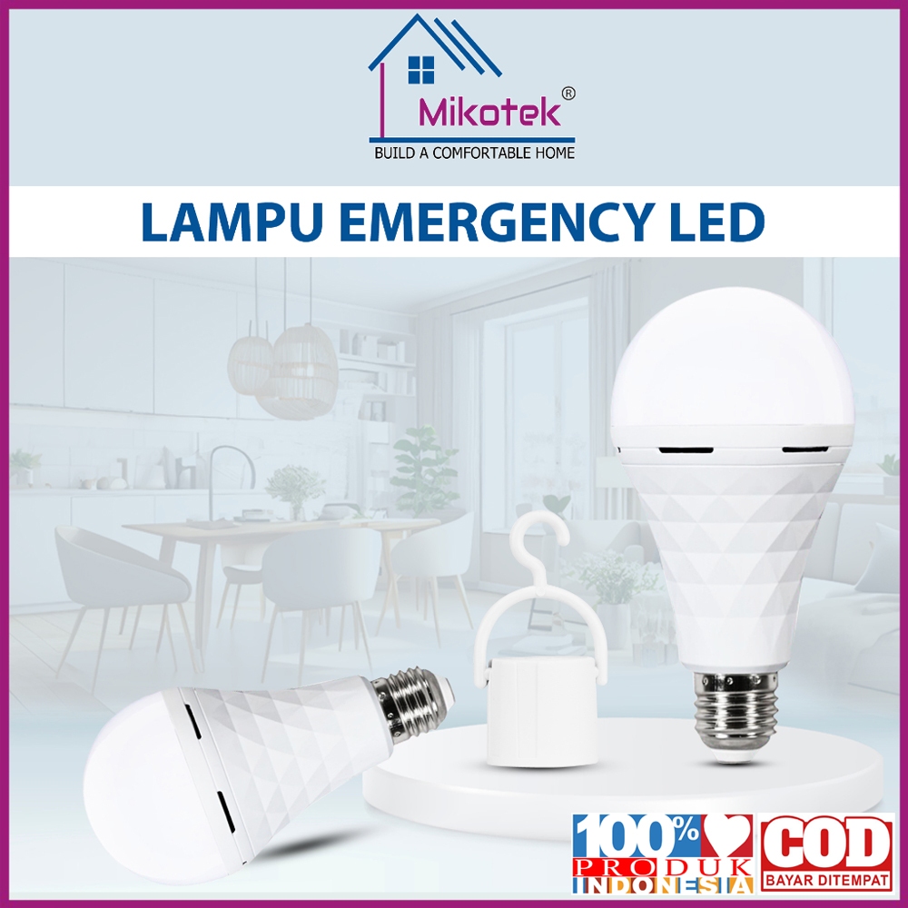 Jual Mikotek - Lampu Bohlam Led Emergency Mikotek / Emergency Led AC/DC ...