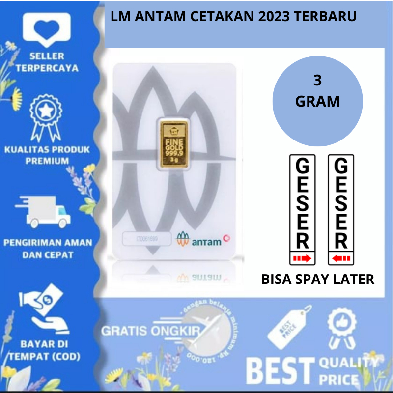 Jual EMAS 3 GRAM CERTICARD ANTAM BUMN TERBARU EMAS ANTAM 3 GRAM LOGAM ...