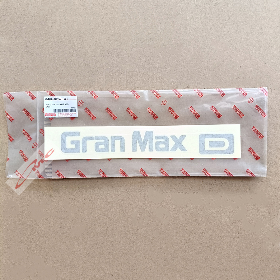 Jual Sticker Stiker Bagasi Tulisan Grand Max D Emblem Logo Pintu ...
