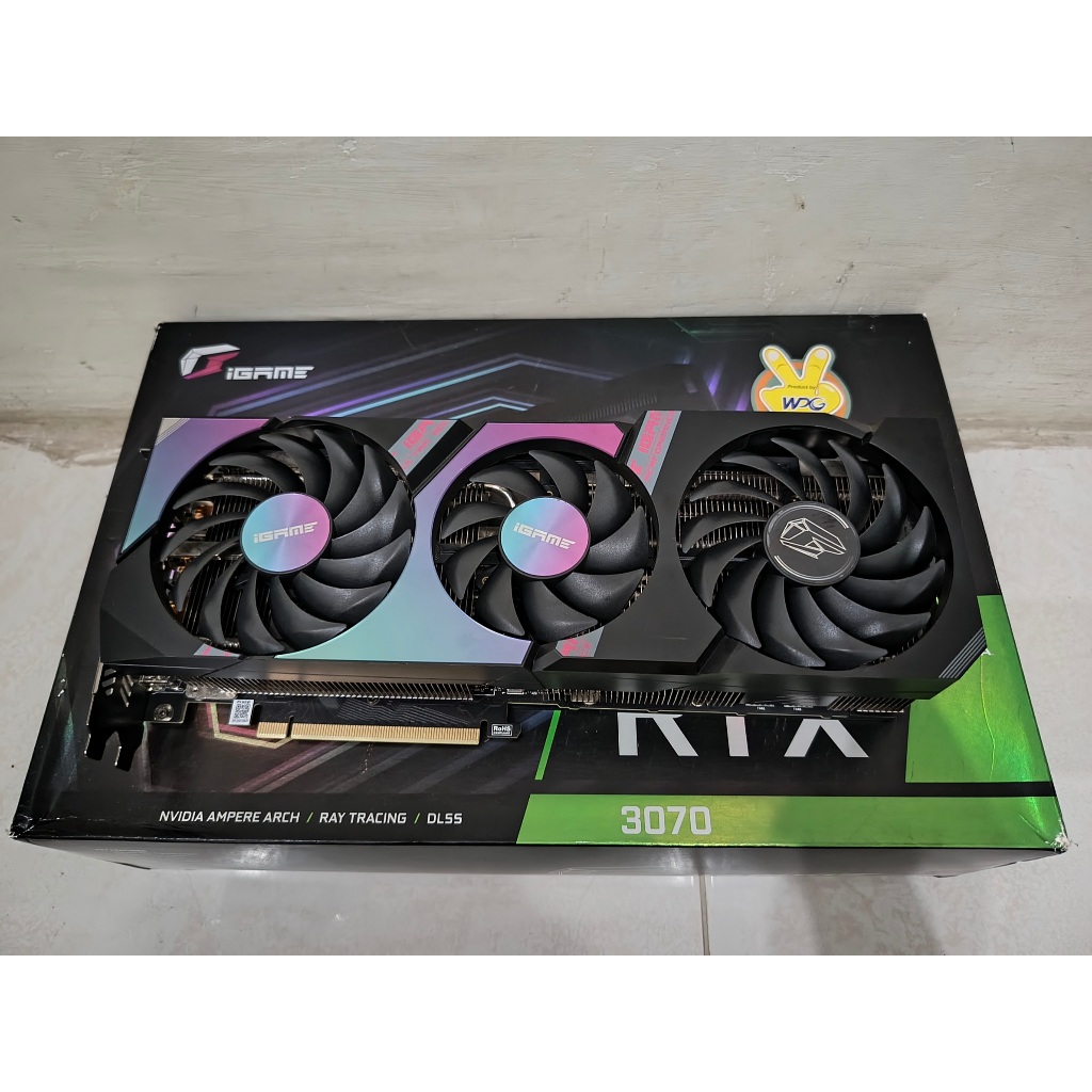 Jual COLORFUL IGAME RTX 3070 8 GB DDR6 ULTRA BLACK | Shopee Indonesia