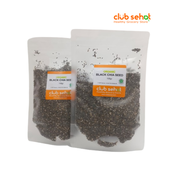 Jual Club Sehat - Organic Black Chia Seeds 100Gr | Shopee Indonesia