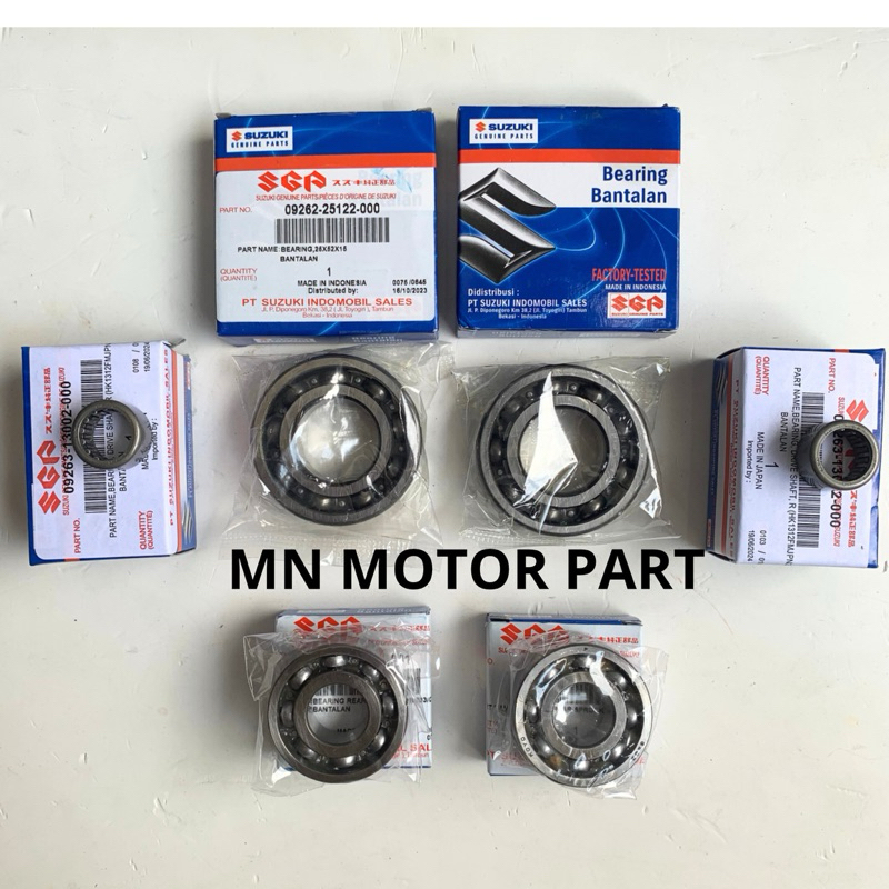 Jual Bearing Laher mesin Kruk as rasio tornado Gs Gx RC 100 110 original suzuki | Shopee Indonesia