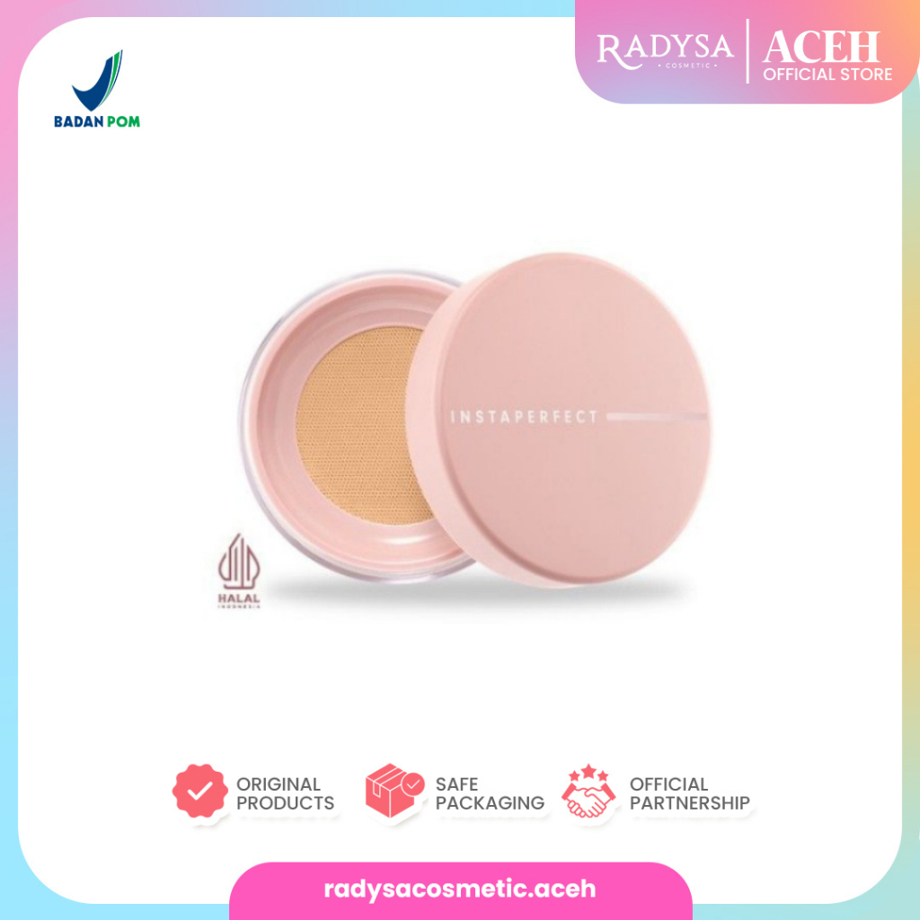 Jual 𝐑𝐀𝐃𝐘𝐒𝐀 - Instaperfect Quickmatte Loose Powder (Real Skin Smooth ...