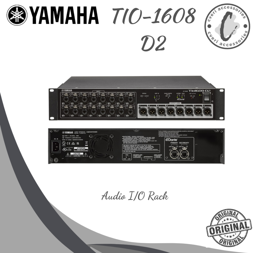 Jual Yamaha TIO1608-D2 Digital Mixer Stage Box Original Audio I/O Rack ...