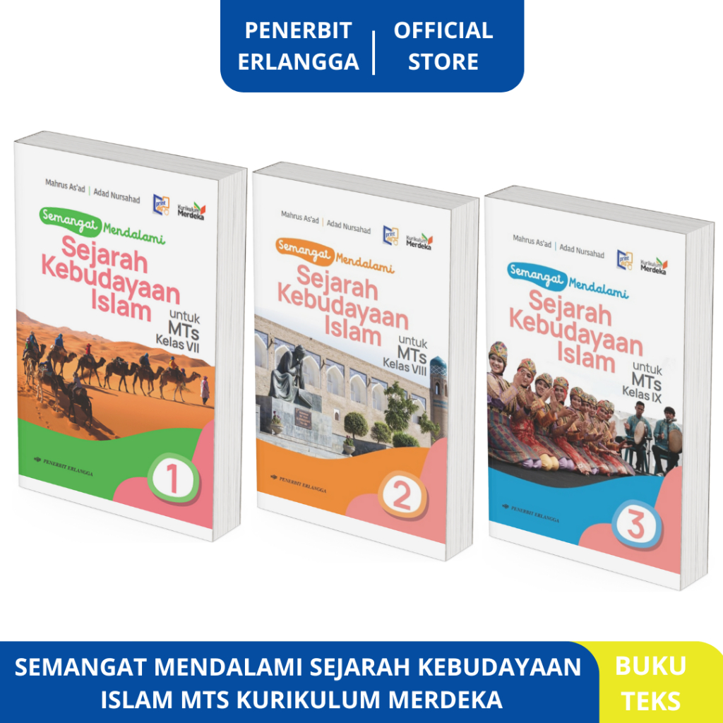 Jual [Erlangga Official] Semangat Mendalami Sejarah Kebudayaan Islam Mts Kelas 7 8 9 - Kurikulum ...
