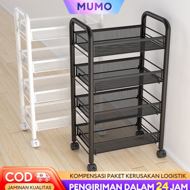 Jual Rak Troli Susun Rak Roda Rak Lantai Beroda Rak Ruang Tamu Rak ...
