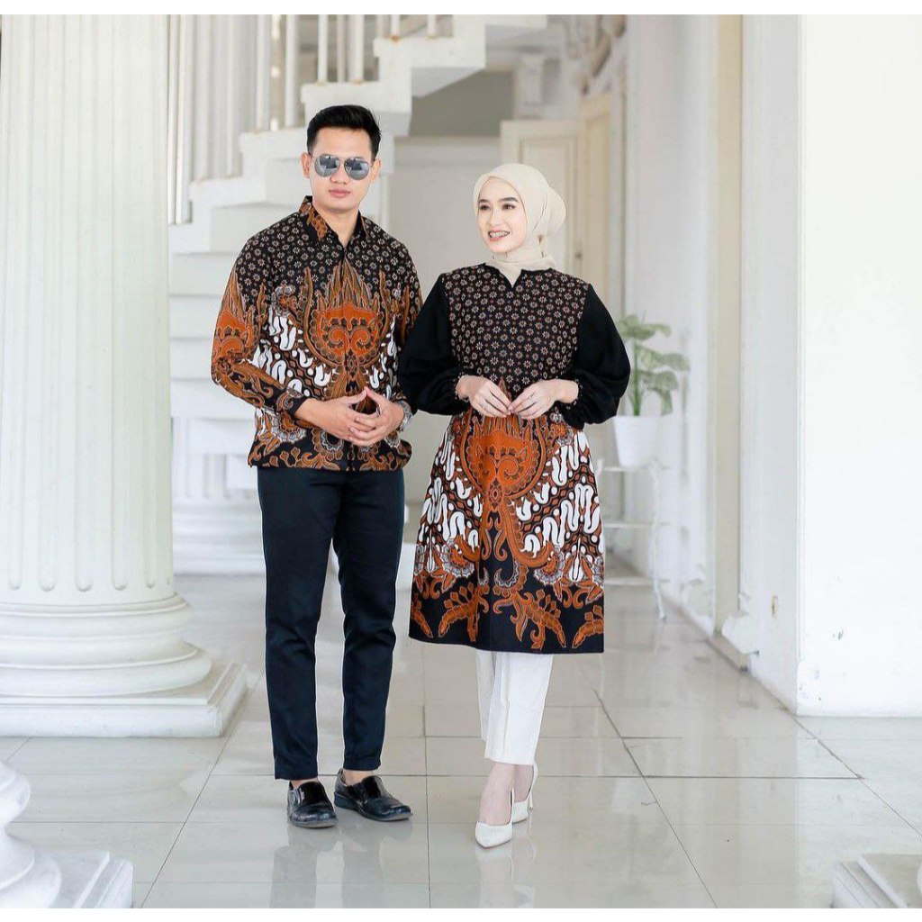 Jual Benang Raja Batik Couple Pria Wanita Katun Kombinasi Tulis Primis ...