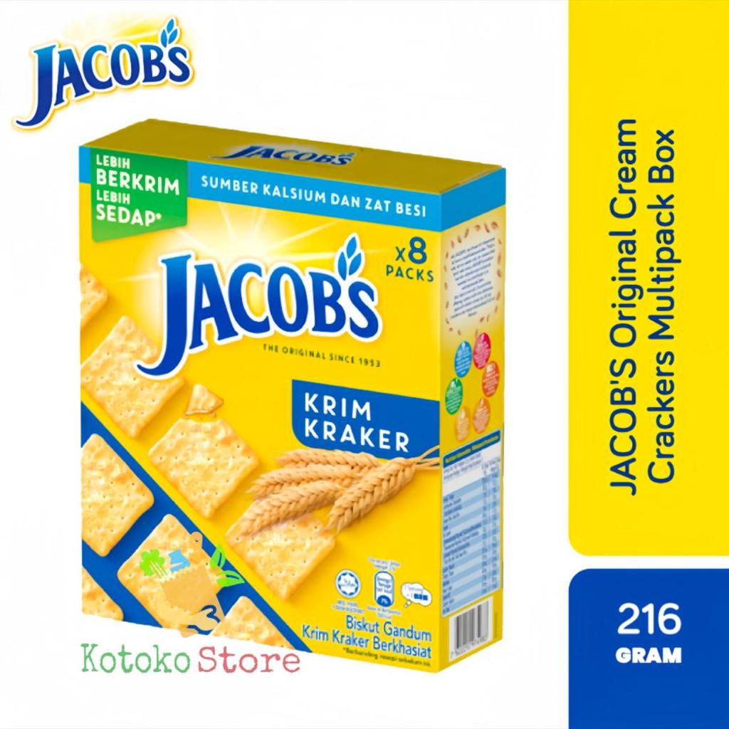 Jual Jacobs Cream Crackers Original / Biskuit Jacobs Original Cream ...