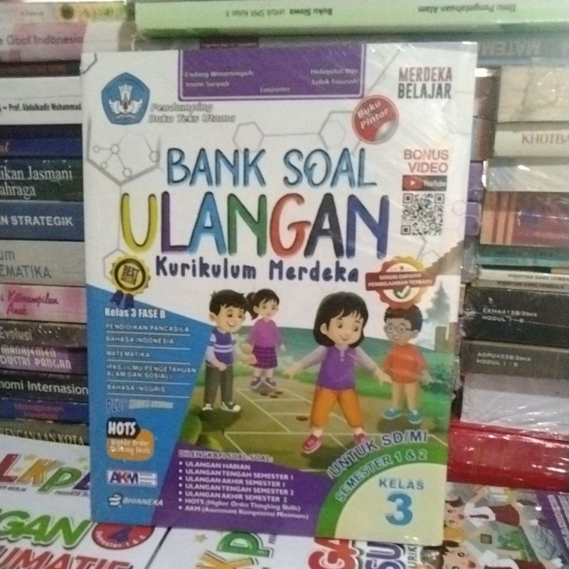Jual BANK SOAL ULANGAN KURIKULUM MERDEKA UNTUK SD KELAS 3 SEMESTER 1 DAN 2 | Shopee Indonesia