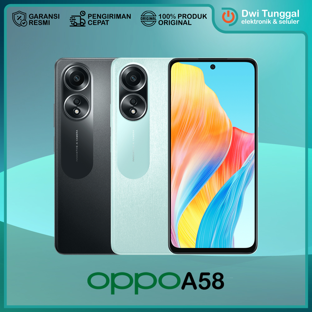 Jual OPPO A58 NFC - 8GB/128GB - 6GB/128GB - 8GB+8GB RAM Expansion ...