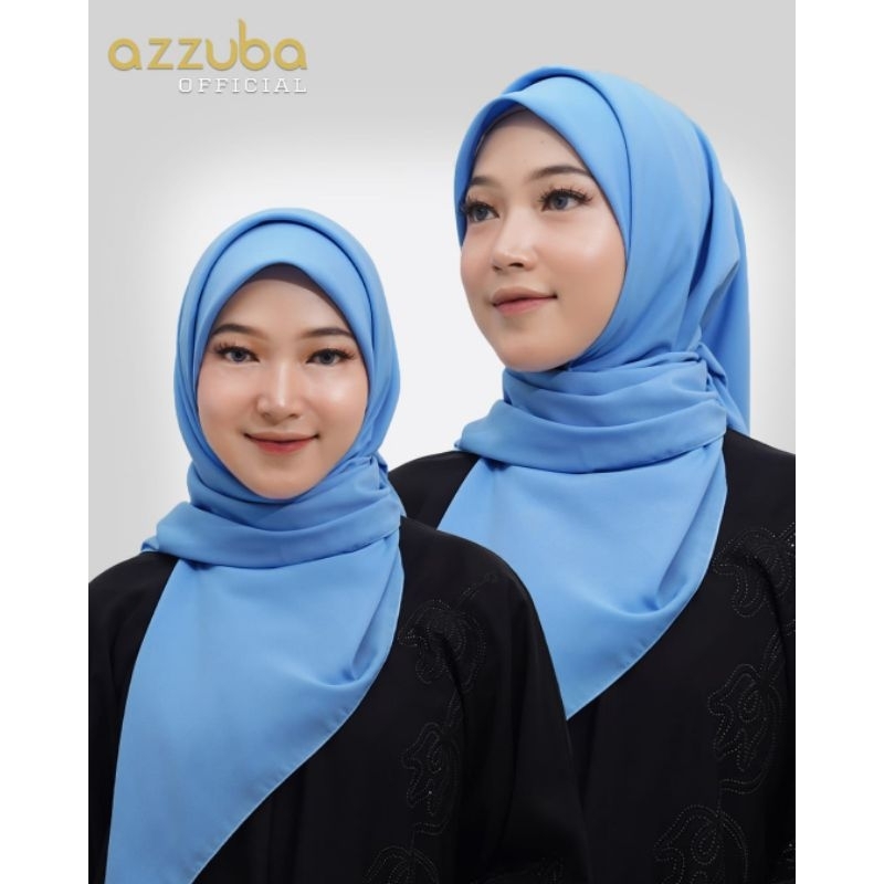 Jual Hijab segi empat Woolpeach No.47 Biru Langit | Shopee Indonesia