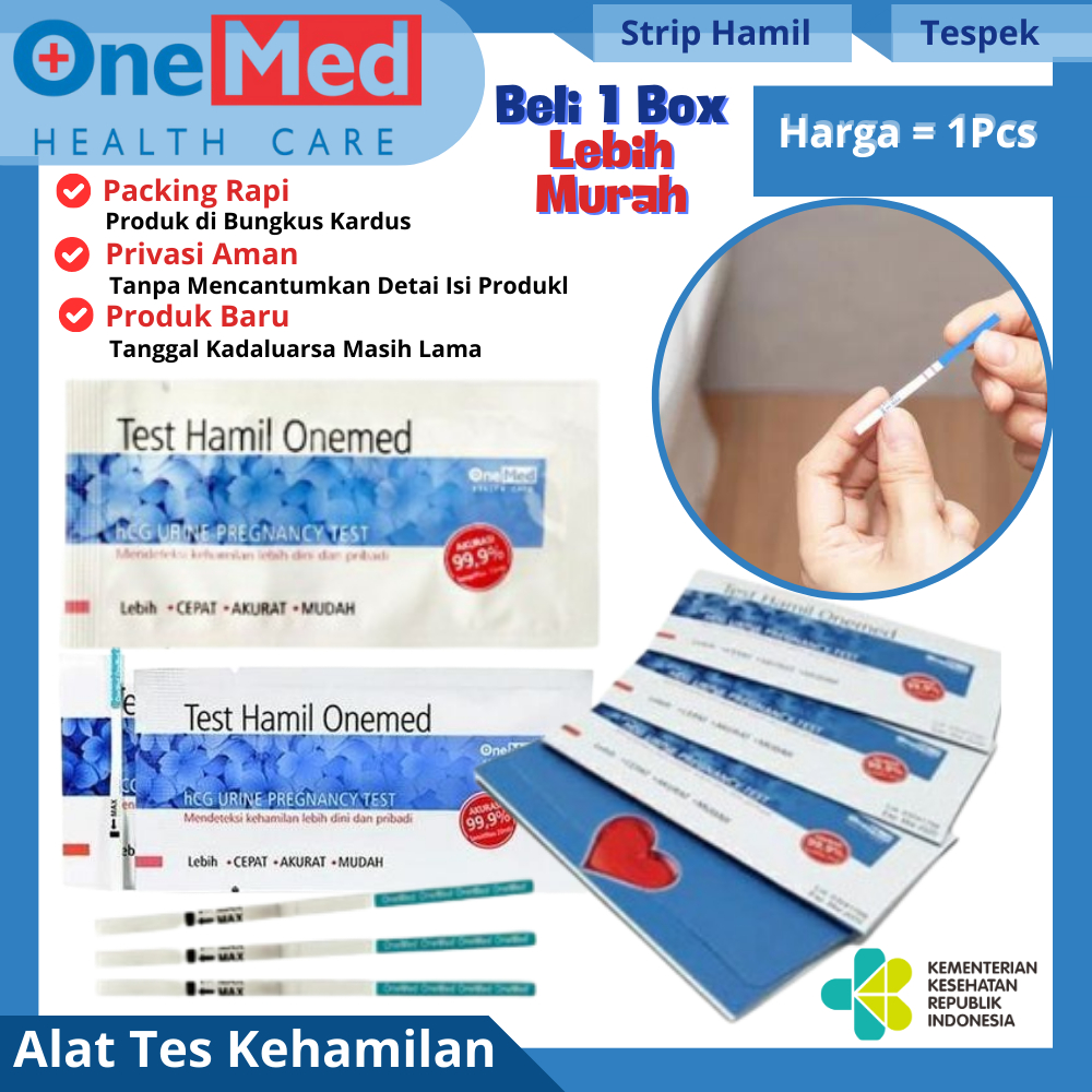 Jual ONE MED - ALAT TES KEHAMILAN TESTPACK ONEMED TESPEK PREGNANCY ...