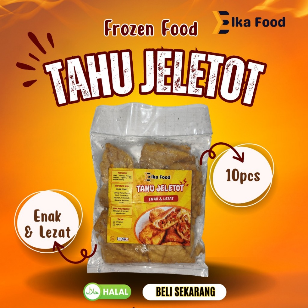 Jual Tahu Jeletot Elka Food - 10 Pcs - Frozen Food Premium | Shopee ...