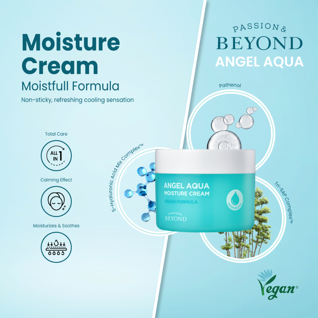 Jual PASSION & BEYOND Angel Aqua Moisture Cream 150ml - Krim untuk Menyejukan dan Melembapkan ...