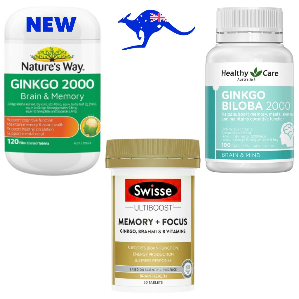 Jual Nature's Way Ginkgo Biloba 2000mg 120 Tablets Natures / Healthy ...