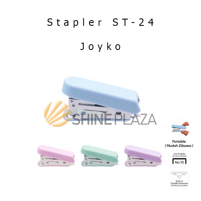 Jual Stapler Pastel Color Joyko ST-24 - Stepler Jepretan Hekter Kecil ...
