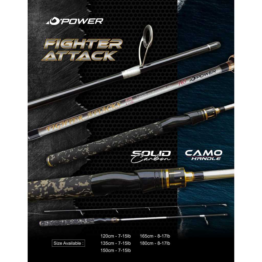 Jual Rod SPINNING D'POWER FIGHTER ATTACK CARBON SOLID CONCEPT | Shopee ...