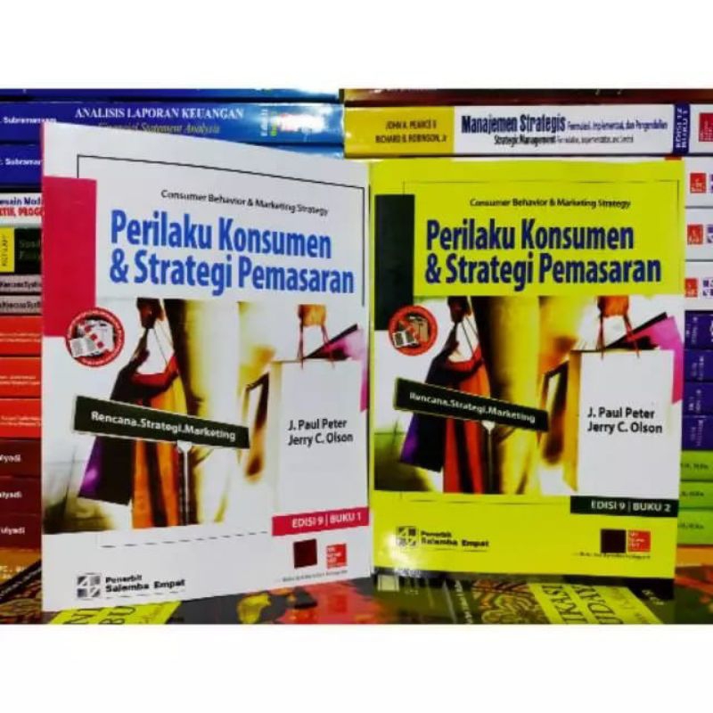 Jual PERILAKU KONSUMEN & STRATEGI PEMASARAN BUKU 1 & 2 EDISI 9 BY J. PAUL PETTER | Shopee Indonesia