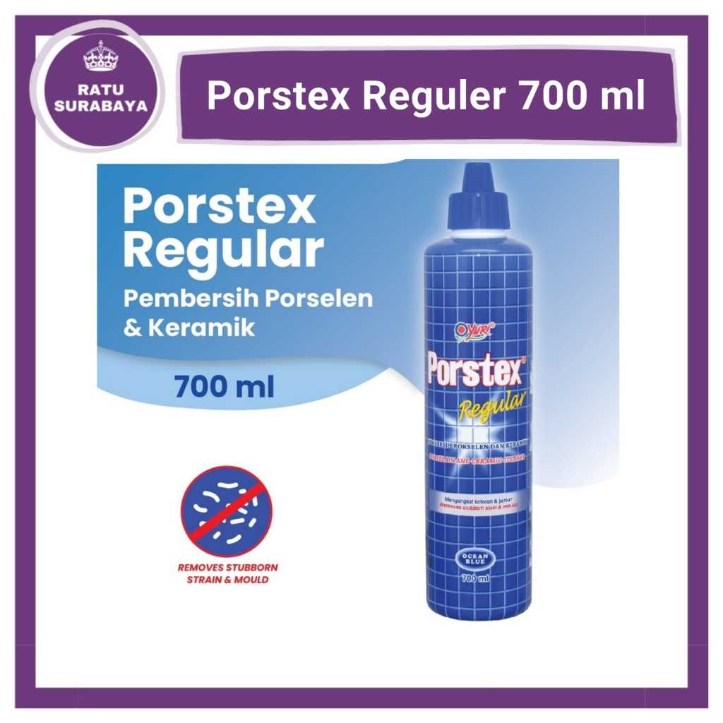 Jual Yuri Porstex Porstek Prostex Prostek Regular Ocean Blue 700ml ...