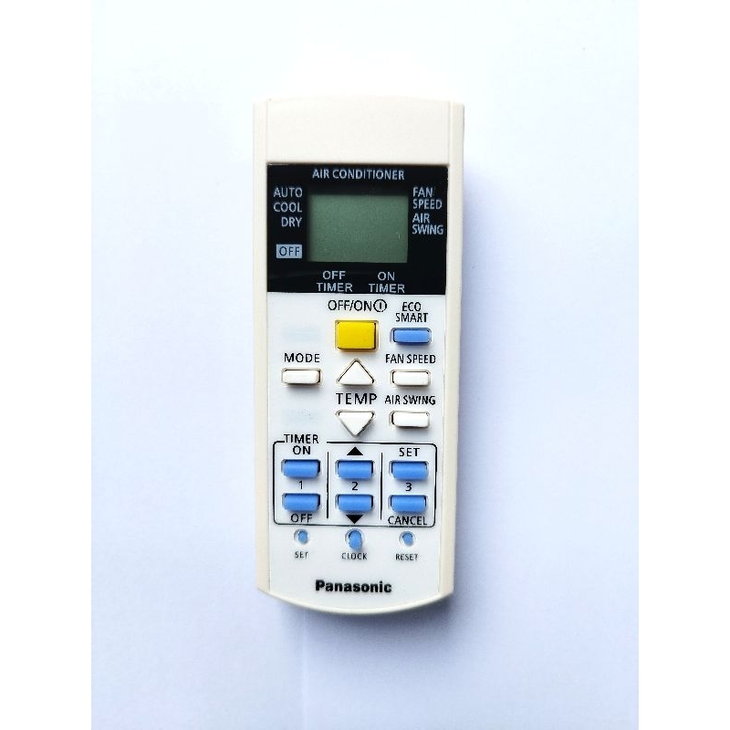 Jual REMOT/REMOTE AC PANASONIC FOR A75C4155 A75C3996 ECO SMART / ECOSMART GOOD QUALITY CS-KC7PKJ ...