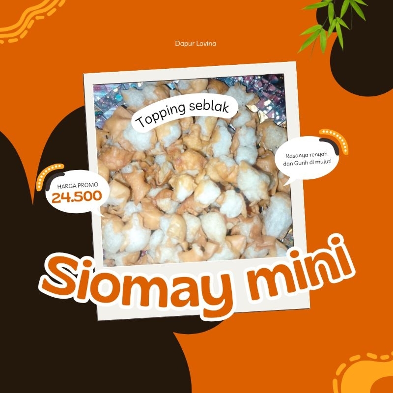 Jual Siomay mini kering 1 kg / Cuanki somay mini / siomay kering ...