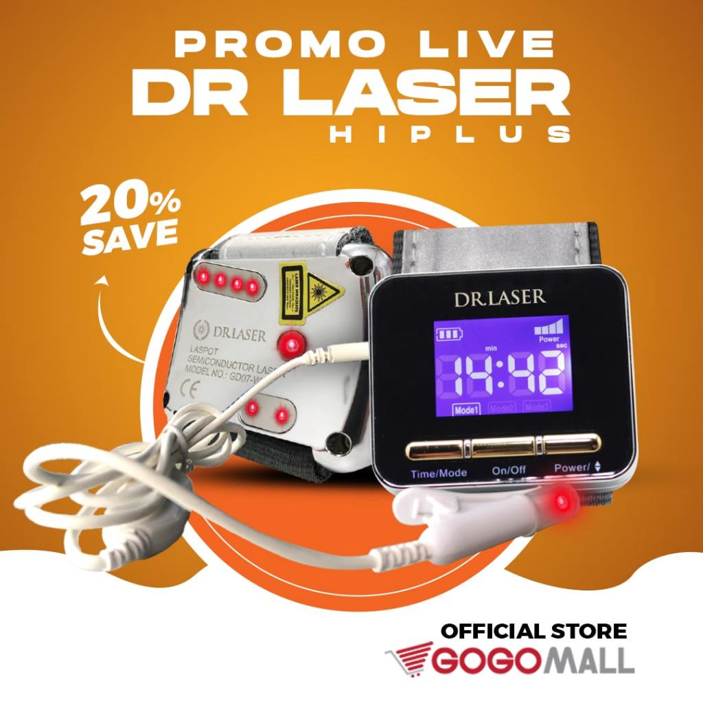 Jual (PROMO LIVE) DR LASER HI PLUS GOGOMALL - MEMBANTU MENURUNKAN RISIKO SERANGAN JANTUNG ...