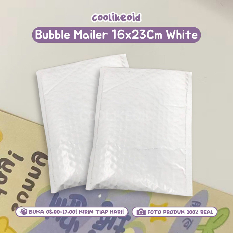 Jual [READY] BUBBLE MAILER WARNA PUTIH UKURAN 16x23 AMPLOP BUBBLEWRAP ...