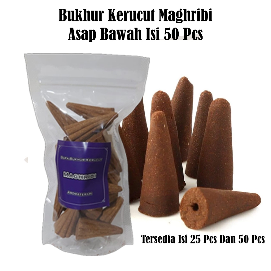 Jual BUKHUR KERUCUT MAGHRIBI ASAP BAWAH ISI 50PCS | Shopee Indonesia