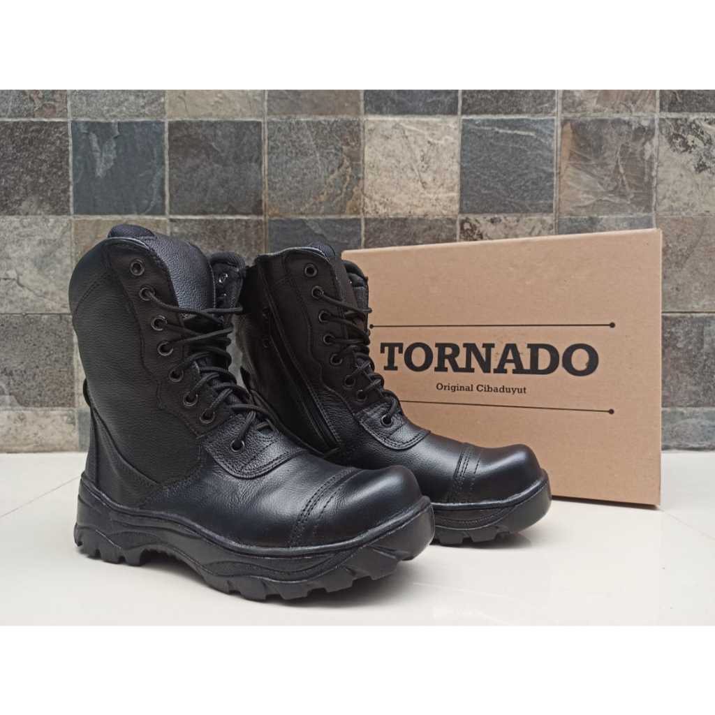 Jual SEPATU PDL PDH KULIT ASLI UJUNG BESI JATAH TNI POLRI POLPP SATPAM ...